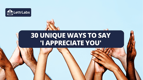 Discover 30 heartfelt ways to say "I appreciate you" on our personalized handwritten greeting ...